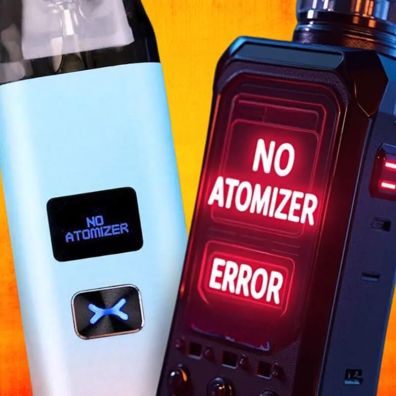مشكلة "Check Atomizer" أو "No Atomizer" - نيكوتين